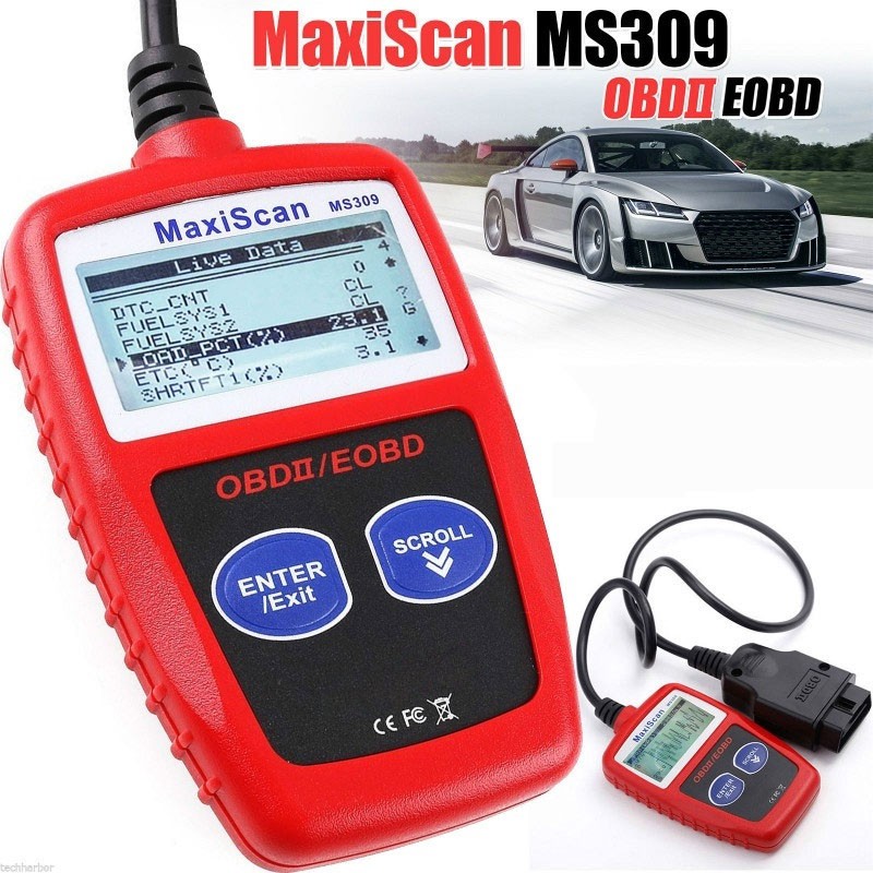 Maxiscan MS309 CAN BUS OBD2 เครื่องอ่านโค้ดรถยนต์ EOBD OBD II ...