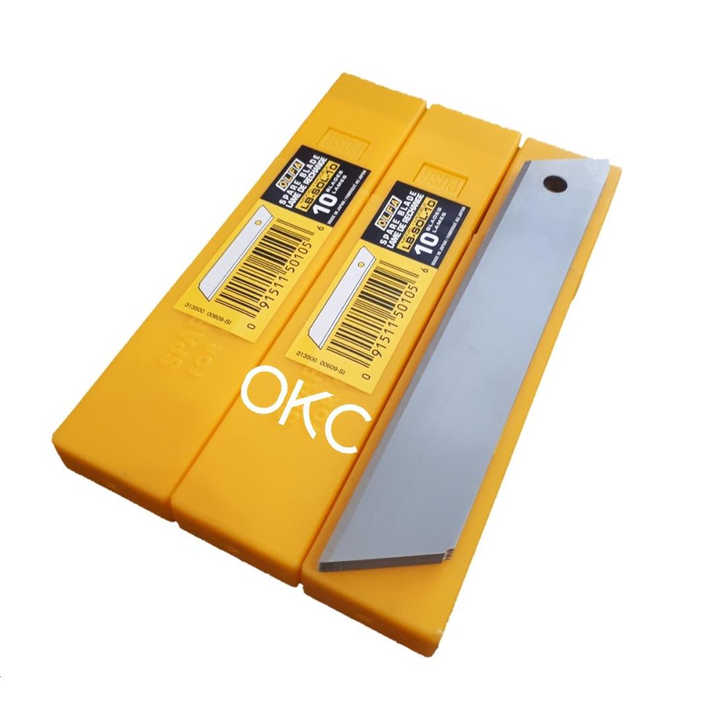 ใบมีดคัตเตอร์ OLFA LB-SOL-10 หักไม่ได้ ( บรรจุ 3 แพ็ค ) | Shopee Thailand