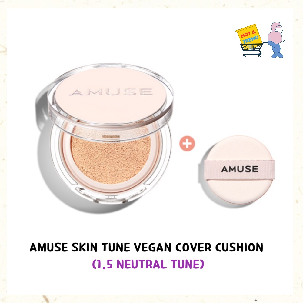 +ของขวัญฟรี [amuse] Skin Tune vegan Cover cushion 15g amuse / amuse ...