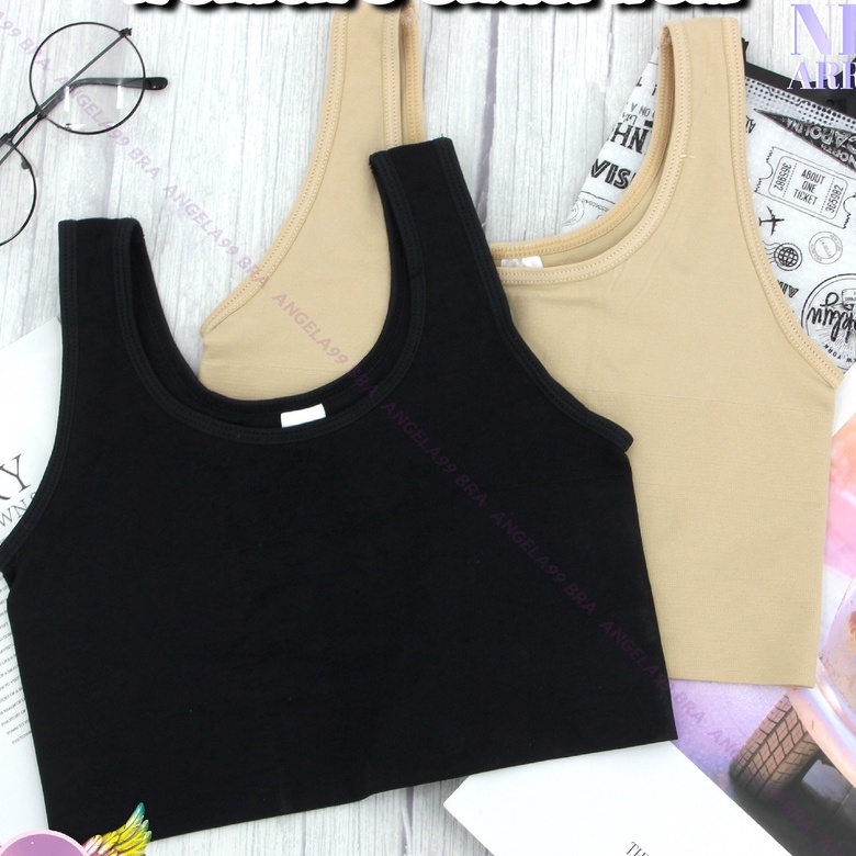 เสื้อกล้ามทอม Annyบรา รุ่นK859 เสื้อกล้ามรัดหน้าอกผ้าทอแบบสวม ผ้านุ่มไร้ตะเข็บรอบตัว ใส่สบาย ...