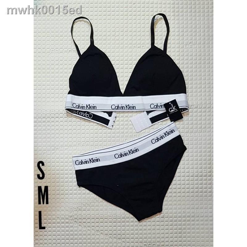 10.10 bra+กกน 1set2ชิ้น ผ้าฝ้ายอย่างดี ck | Shopee Thailand