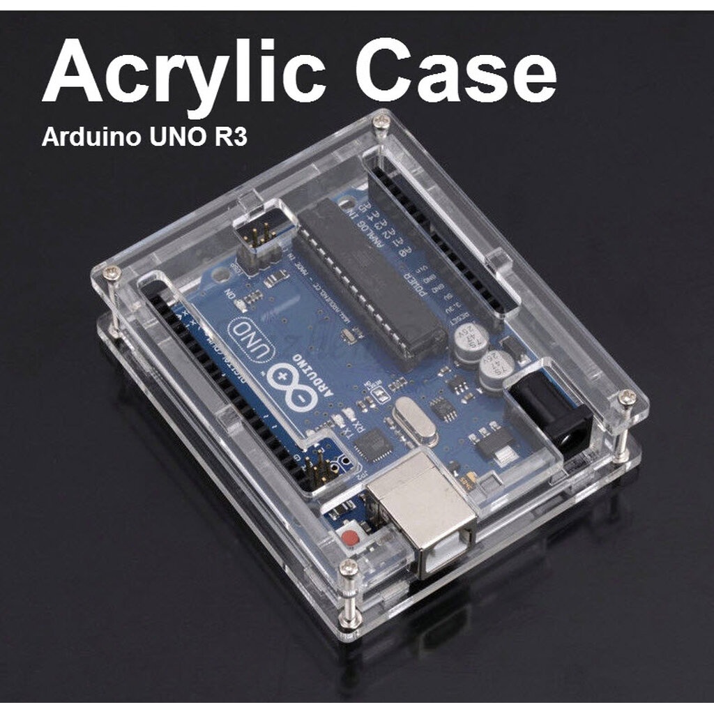 กล่องใส่ UNO R3 UNO R3 Acrylic UNO Case Box for arduino (ไม่รวม Arduino ...
