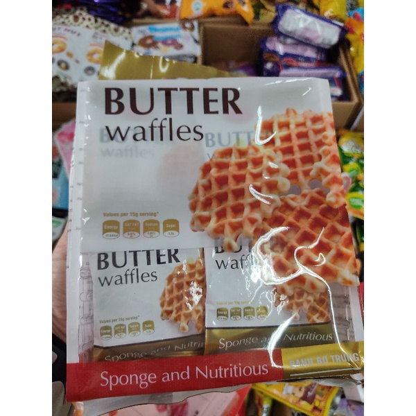 Richy Butter Waffles บัตเตอร์วาฟเฟิล วัฟเฟิลแบบกรอบ180กรัม Shopee