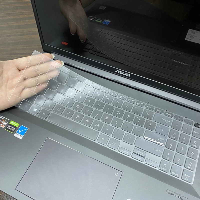 เคสซิลิโคน TPU สําหรับแป้นพิมพ์แล็ปท็อป ASUS Vivobook Pro 16X 16 N7600 ...