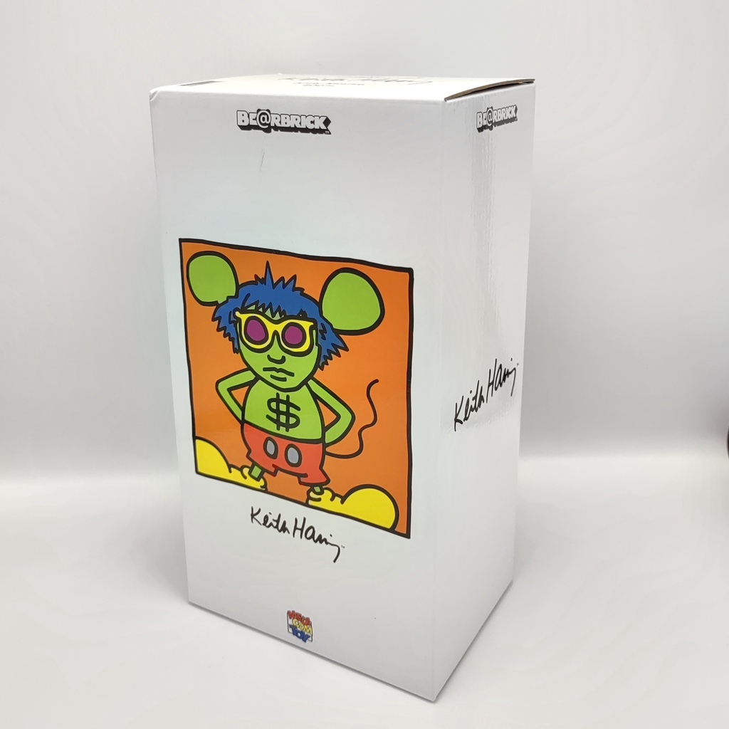 พร้อมส่ง Bearbrick Keith Haring Andy Mouse 400% | Shopee Thailand