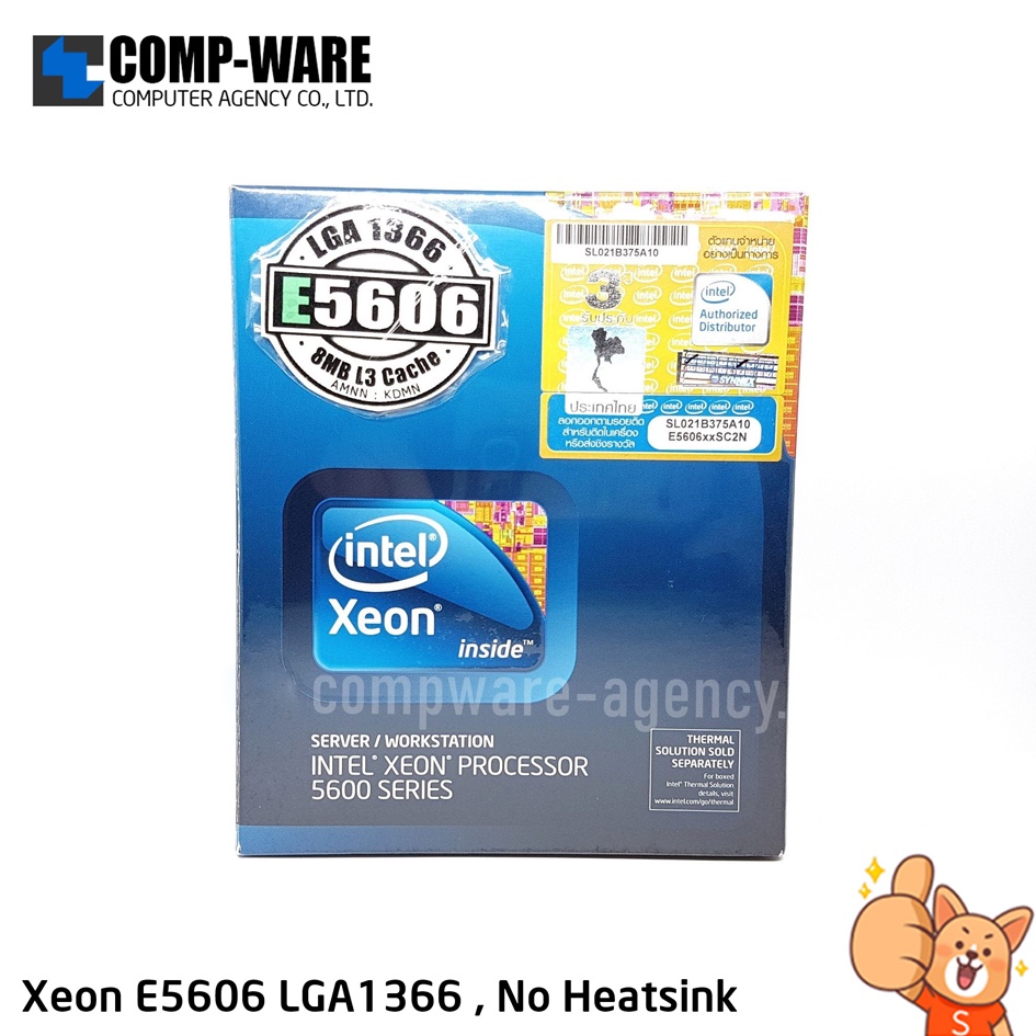 CPU Intel Xeon E5606 , 8M Cache, 2.13 GHz, 4C/4T LGA1366 แบบกล่อง Retail ไม่มีประกัน | Shopee ...