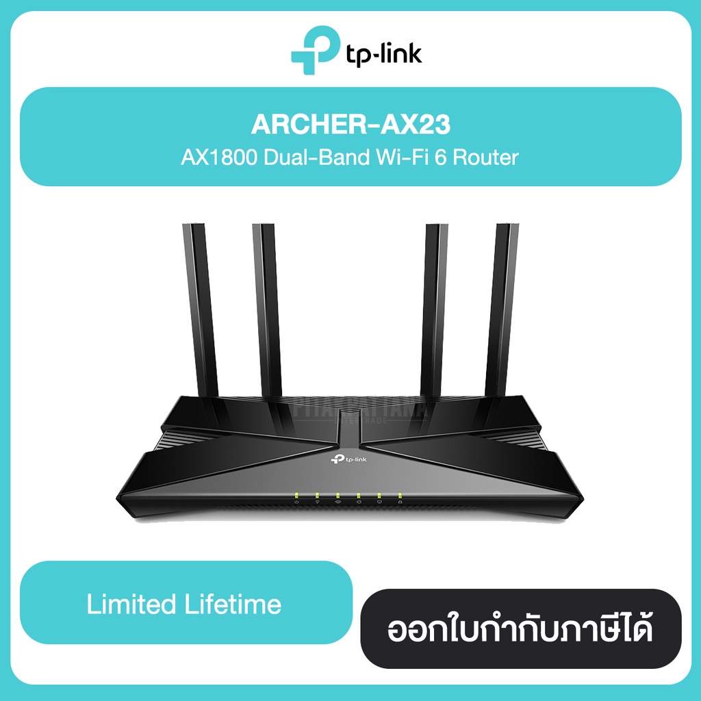 Archer AX23 V1.20 AX1800 Dual-Band Wi-Fi 6 Router | Shopee Thailand