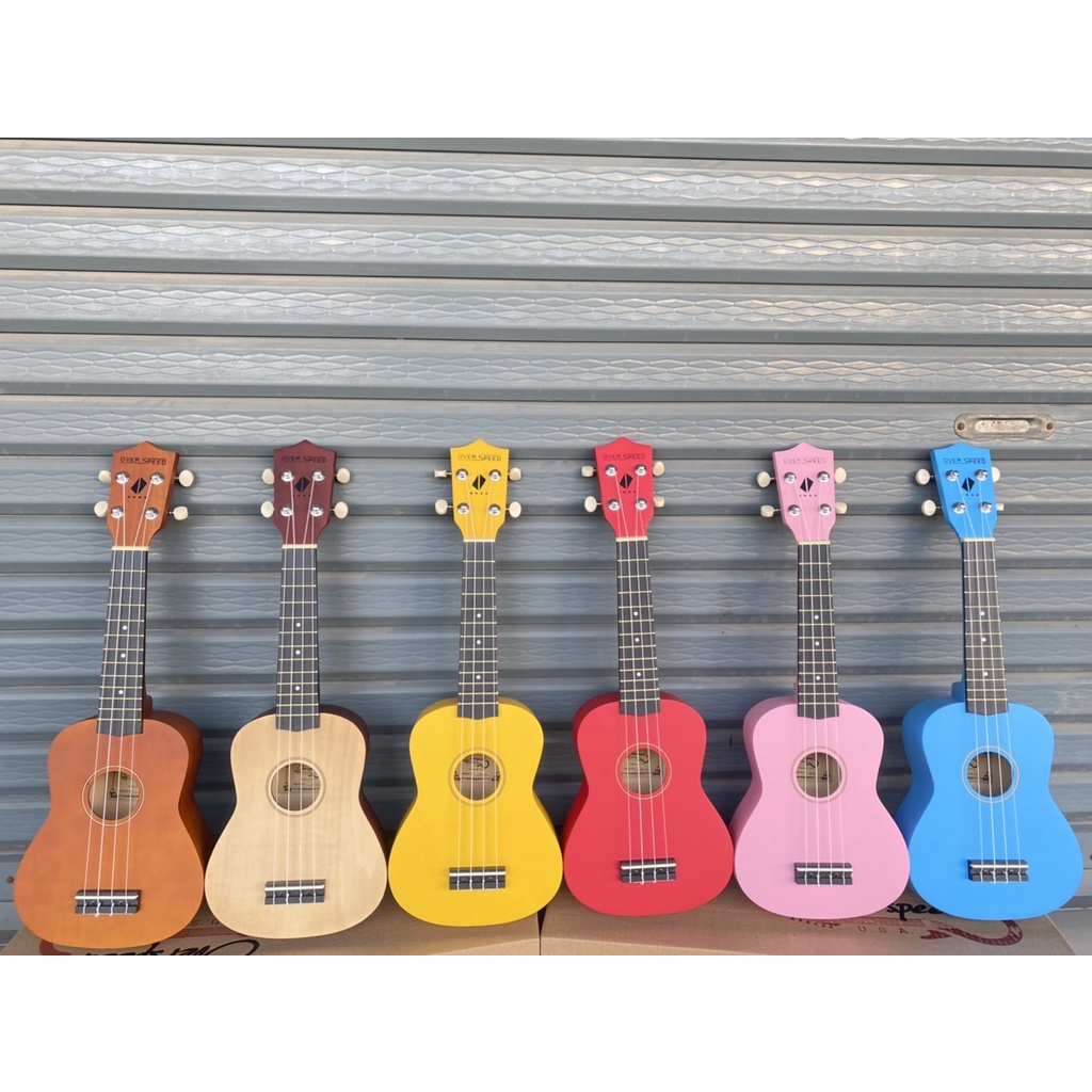 Overspeed อูคูเลเล่ Ukulele Soprano รุ่น UK-21 แถมกระเป๋า มี 6 สี ...