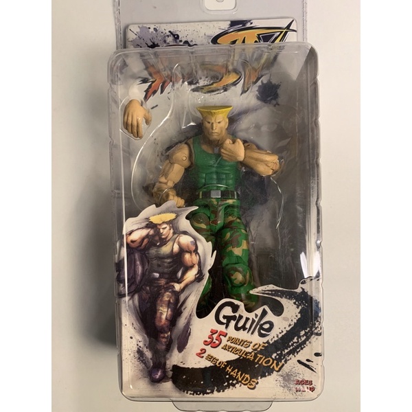 ของแท้ Neca Guile Street fighter IV action figure street fighters 4 ...