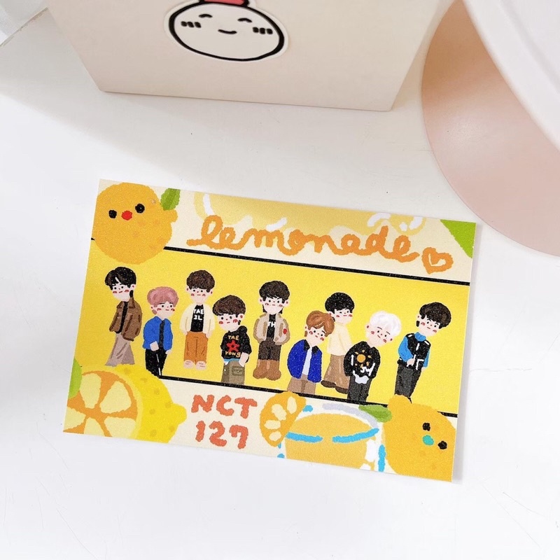postcard NCT127 127 อซท เอ็นซีที lemonade โปสการ์ด fanart แฟนอาร์ต ...