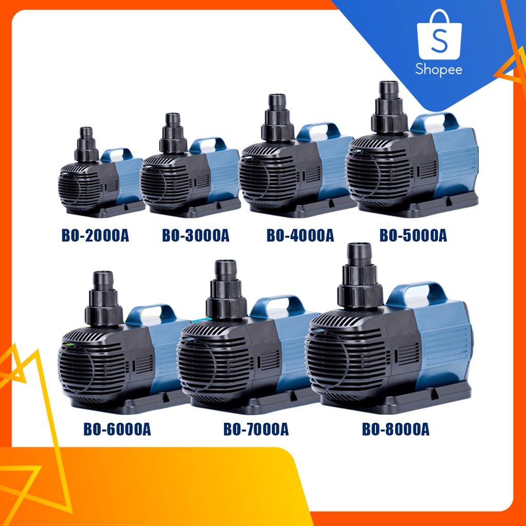 ปั๊มน้ำประหยัดไฟ SOBO รุ่น BO-2000A/3000A/4000A/5000A/6000A/7000A/8000A/9000A สินค้าพร้อมส่ง ...