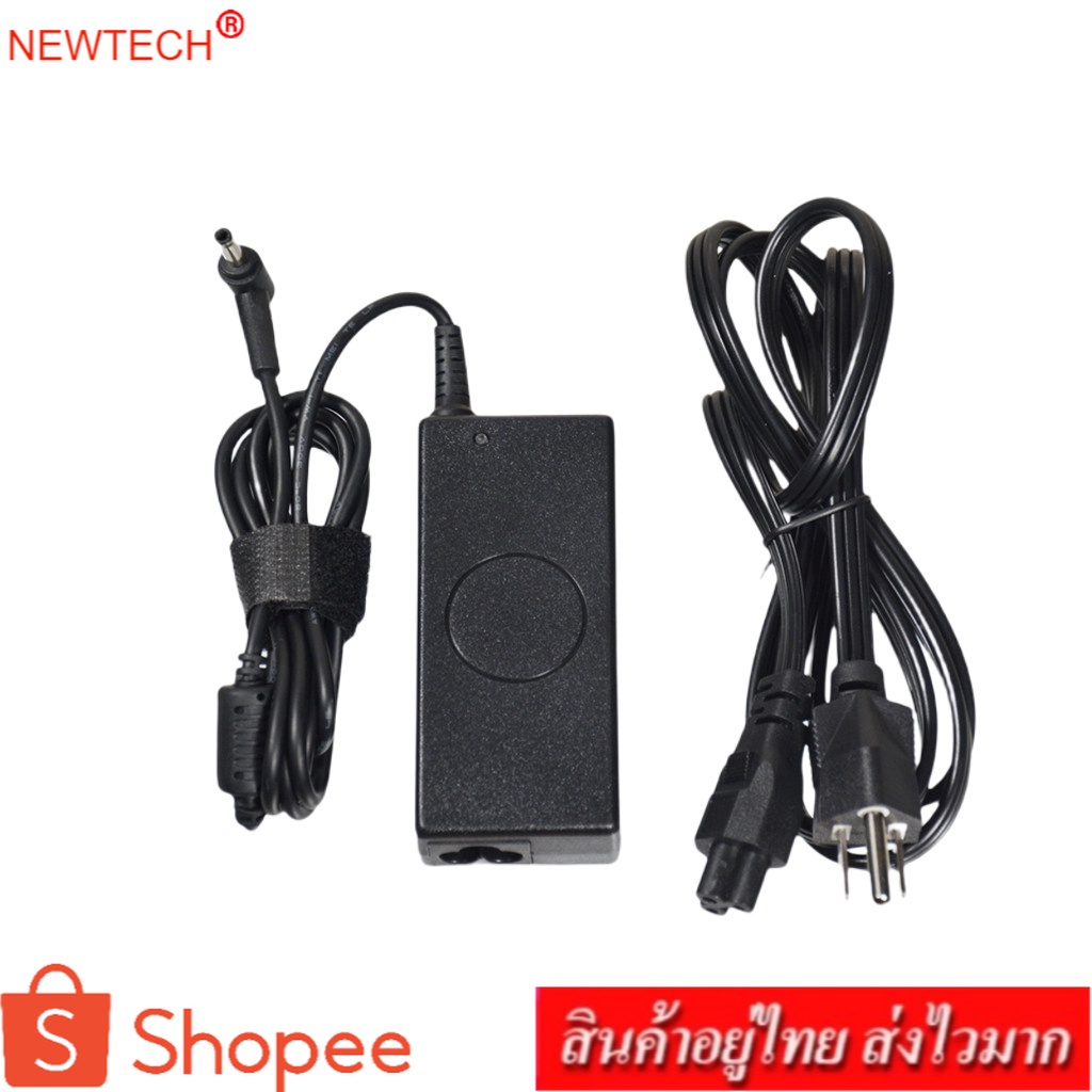 newtech Adapter Notebook อะแดปเตอร์ For DELL 19.5V 3.34A หัว 4.5x3.0 (สีดำ)แถม สายไฟ AC | Shopee ...