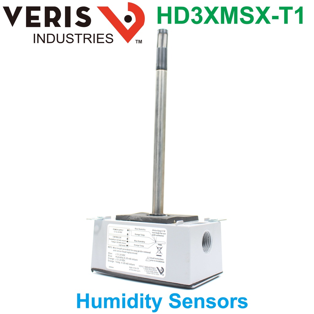 HD3XMSX-T1 VERIS HD3XMSX-T1 VERIS INDUSTRIES Humidity Sensors HD3XMSX ...