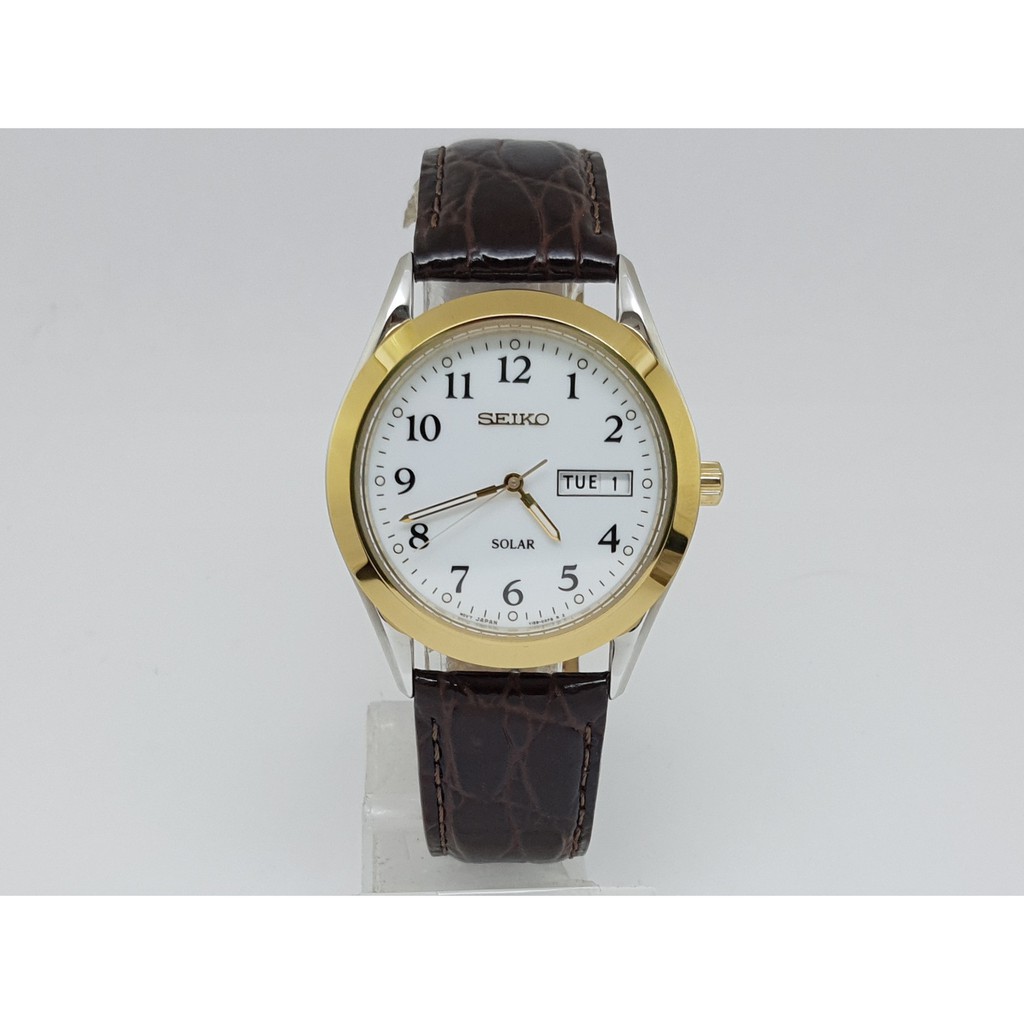 นาฬิกา SEIKO MEN'S SNE056 SOLAR (สภาพใหม่) | Shopee Thailand
