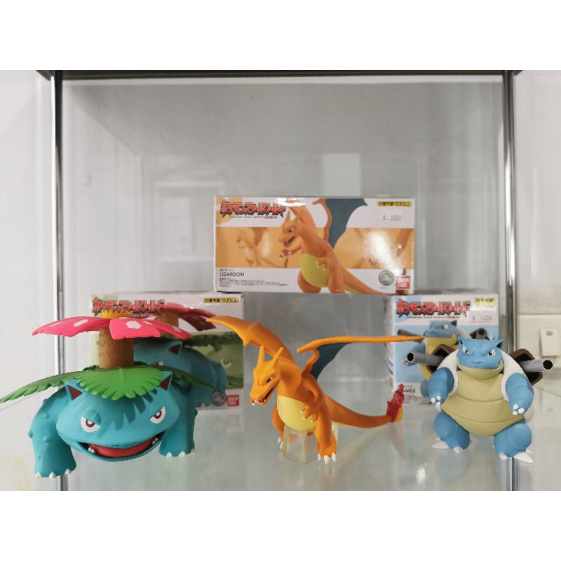 Pokemon Scale World Kanto Starter Gen1 (Charizard, Blastoise, Venusaur ...