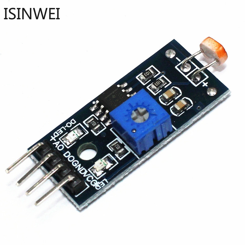 LM393 โมดูลเซนเซอร์ตรวจจับแสง 4 pin สําหรับ arduino diy kit | Shopee ...