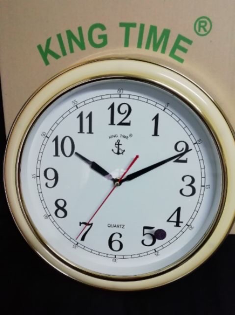 KING TIME นาฬิกาแขวน สมอ (King Time) รุ่น 624 นาฬิกาแขวนติดผนัง ตราสมอ ...