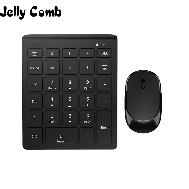 Jelly Comb 2.4G Wireless Mini Digital Keyboard USB Number Numeric ...