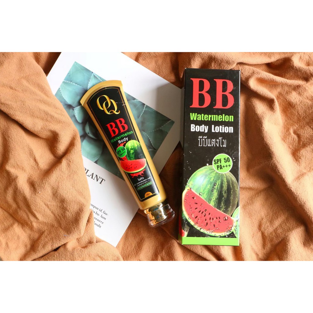 Watermelon Body Lotion บีบีแตงโม SPF50+++ | Shopee Thailand