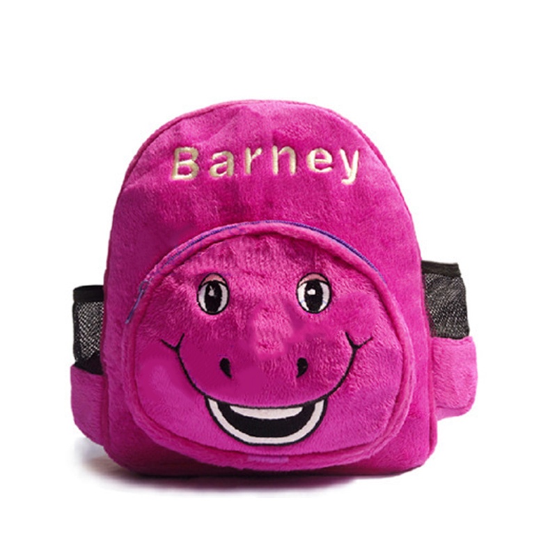 New Barney And Friends Plush Kindergarten School Bag Dinosaur Backpack ...