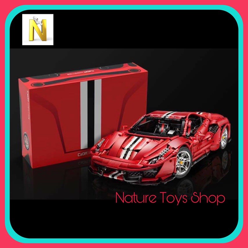 เลโก้รถเทคนิค ferrari 488 pista CaDA Bricks Master Series C61042W ...