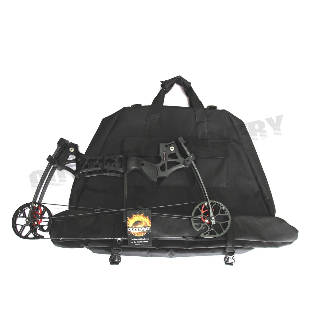 Archery Portable Compound Bow Bag with Quiver Handbag Triangle ...