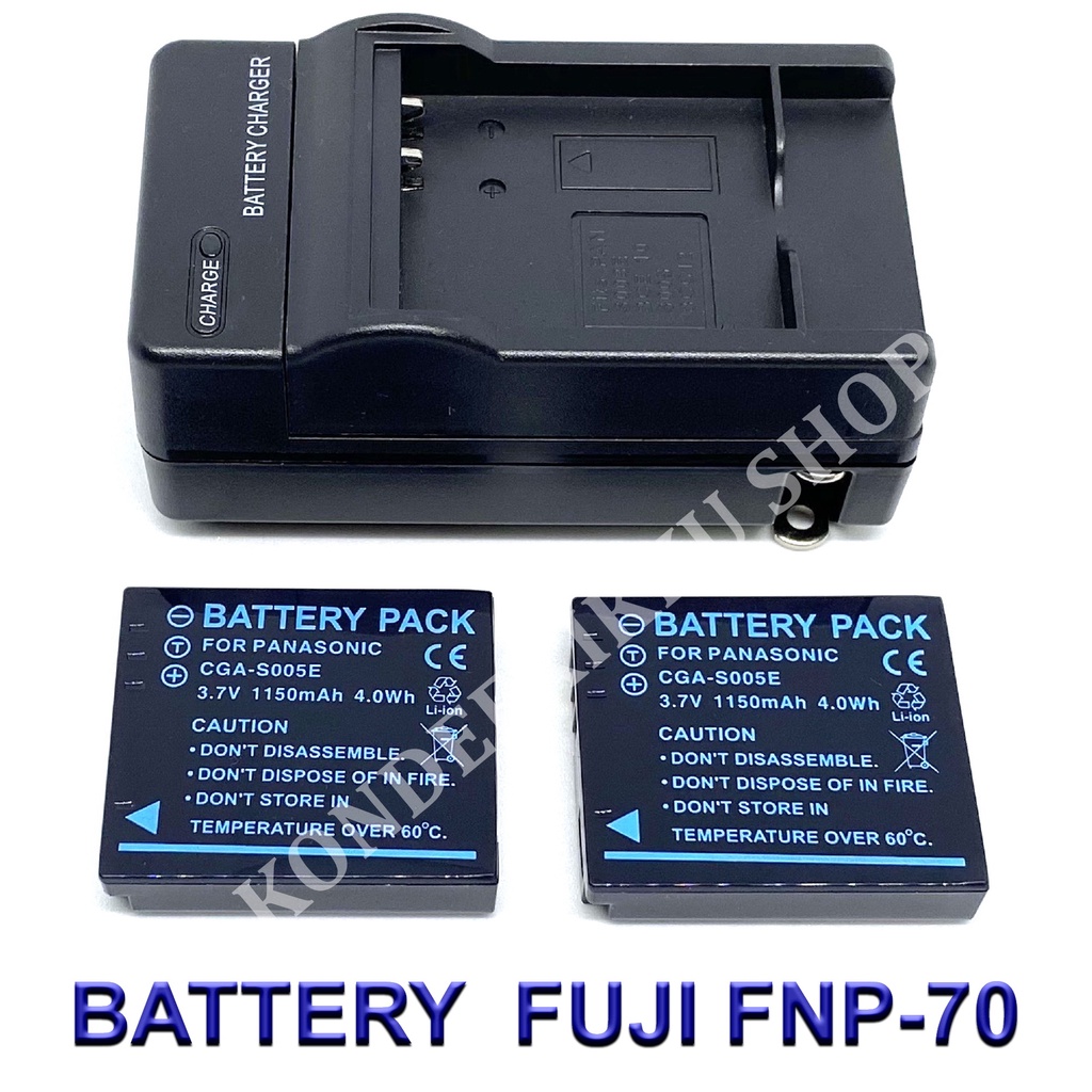 FNP70 / NP70 / FNP-70 / NP-70 Battery and Charger For Fujifilm FinePix ...