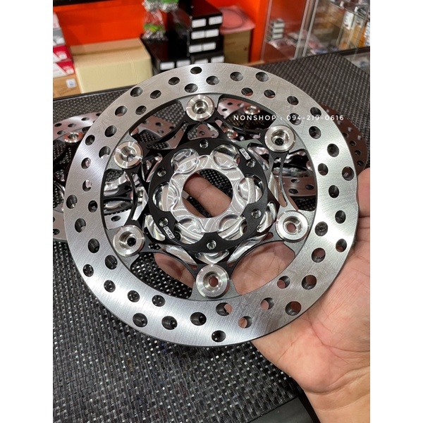 จานBU69แท้ ขนาด200 พร้อมแผ่นแปลง บังลม/หัวเถิก ( ใบสแตนเลส ) | Shopee ...