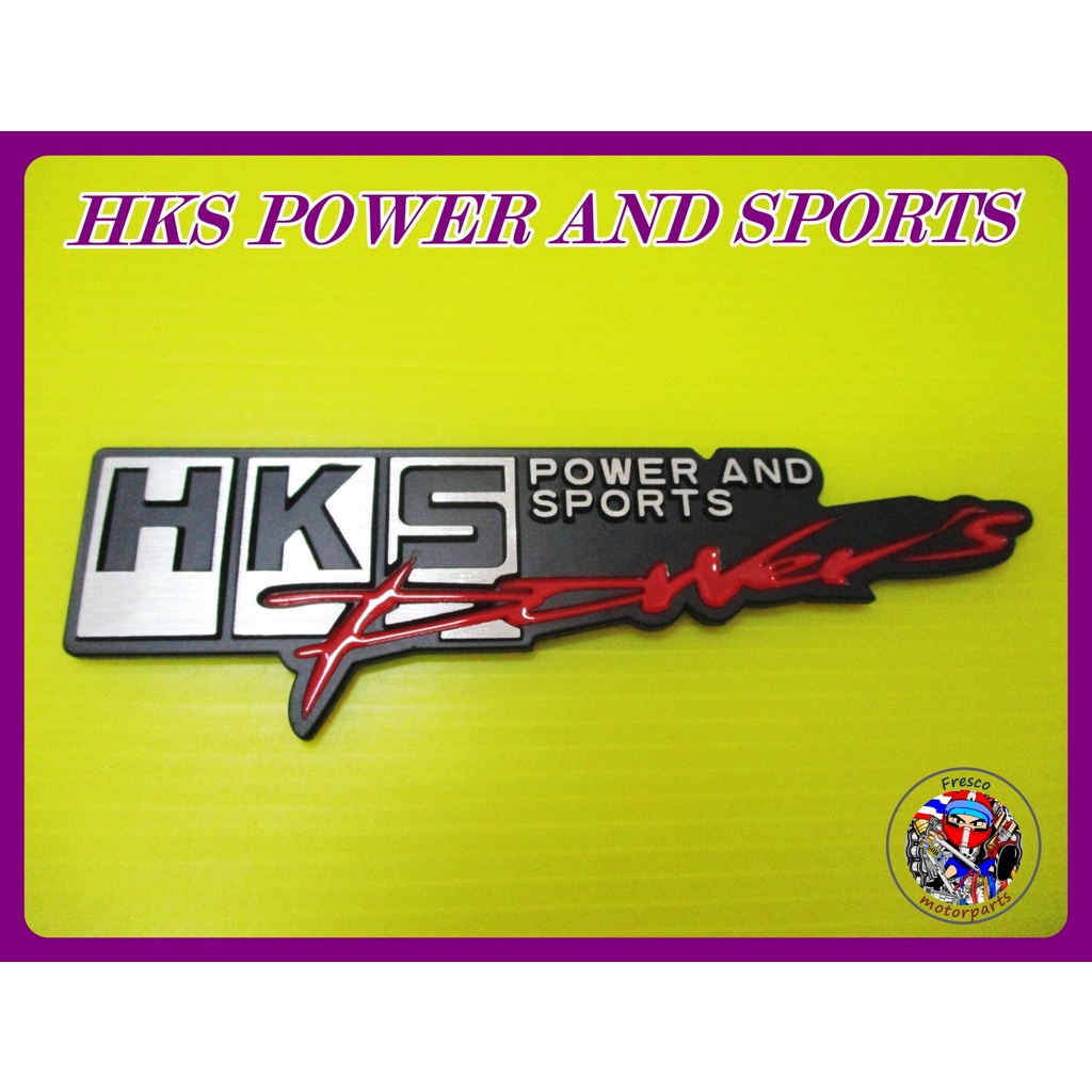 เพลส โลโก้ HKS POWER AND SPORTS Logo Badge Emblem | Shopee Thailand