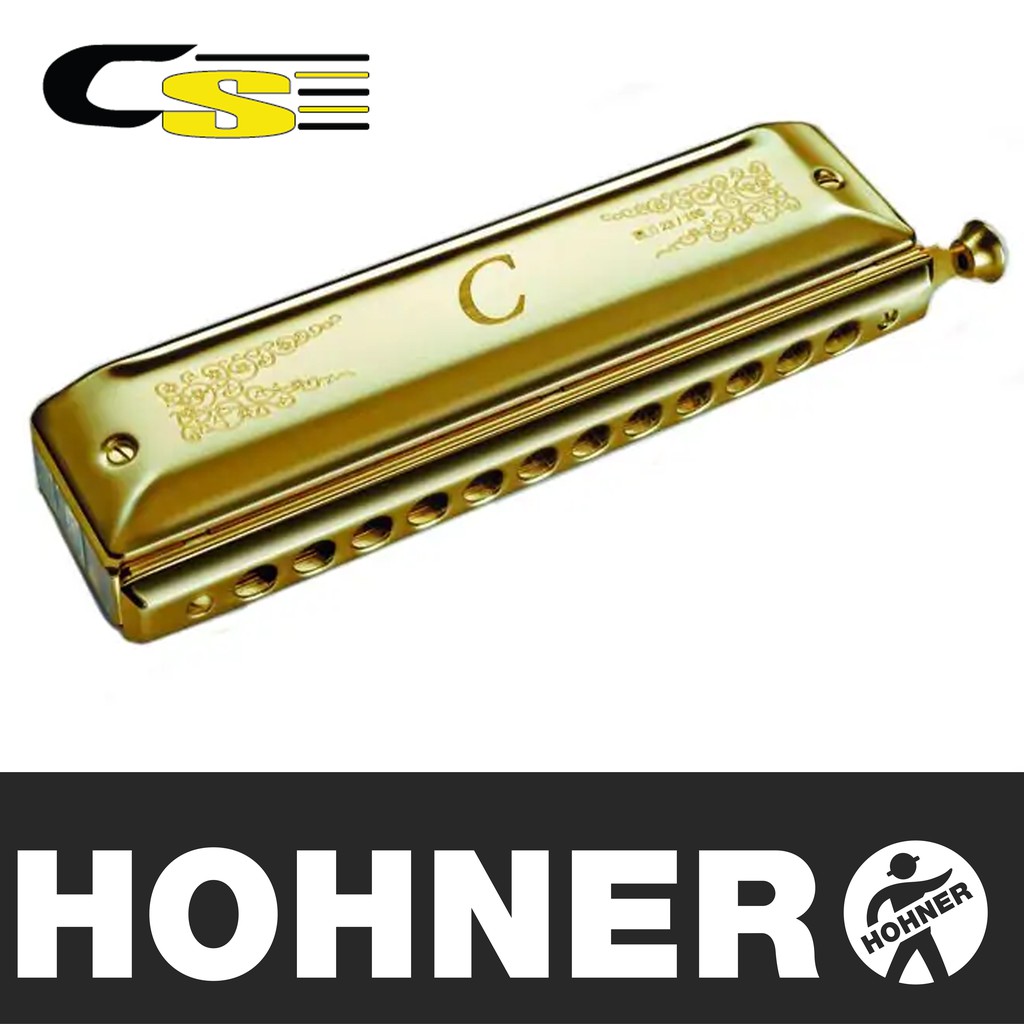 Hohner ฮาร์โมนิก้า แบบ Chromatic ขนาด 12 ช่องเสียง คีย์ C รุ่น Jubilee ...