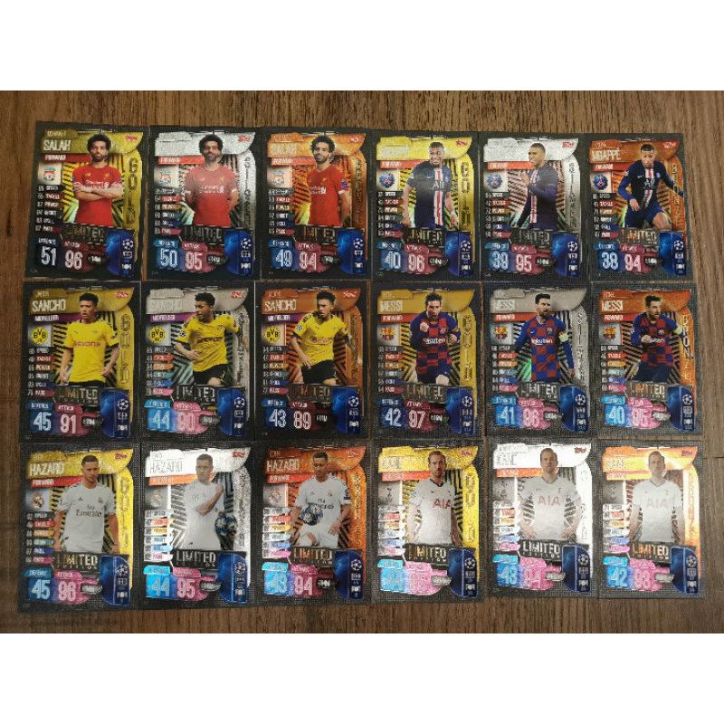 การ์ด Topps Match Attax UCL 2019/20 Limited Edition [LE1-LE6] | Shopee Thailand