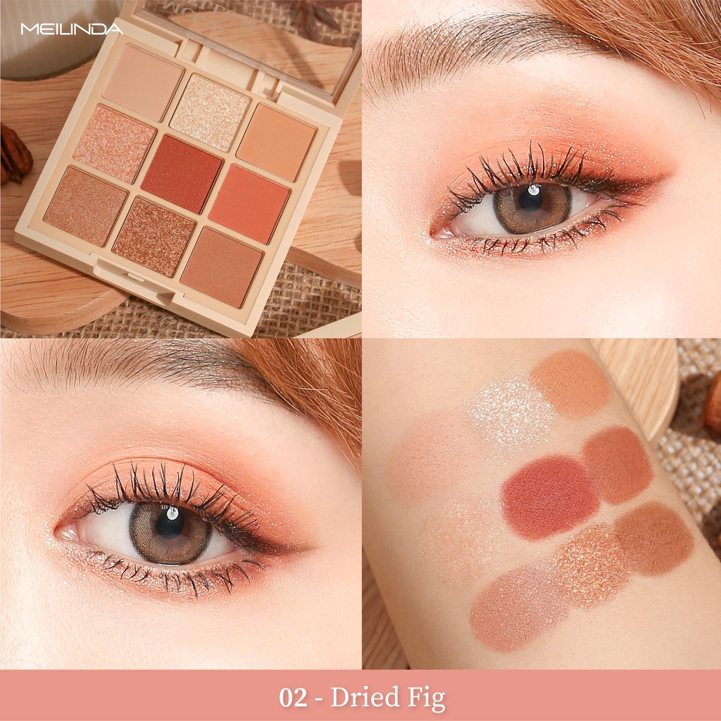 ถูก/แท้/มีไลฟ์ พาเลทท์ MEILINDA Mood Mellow Eye Palette อายแชโดว์ พาเลท ...
