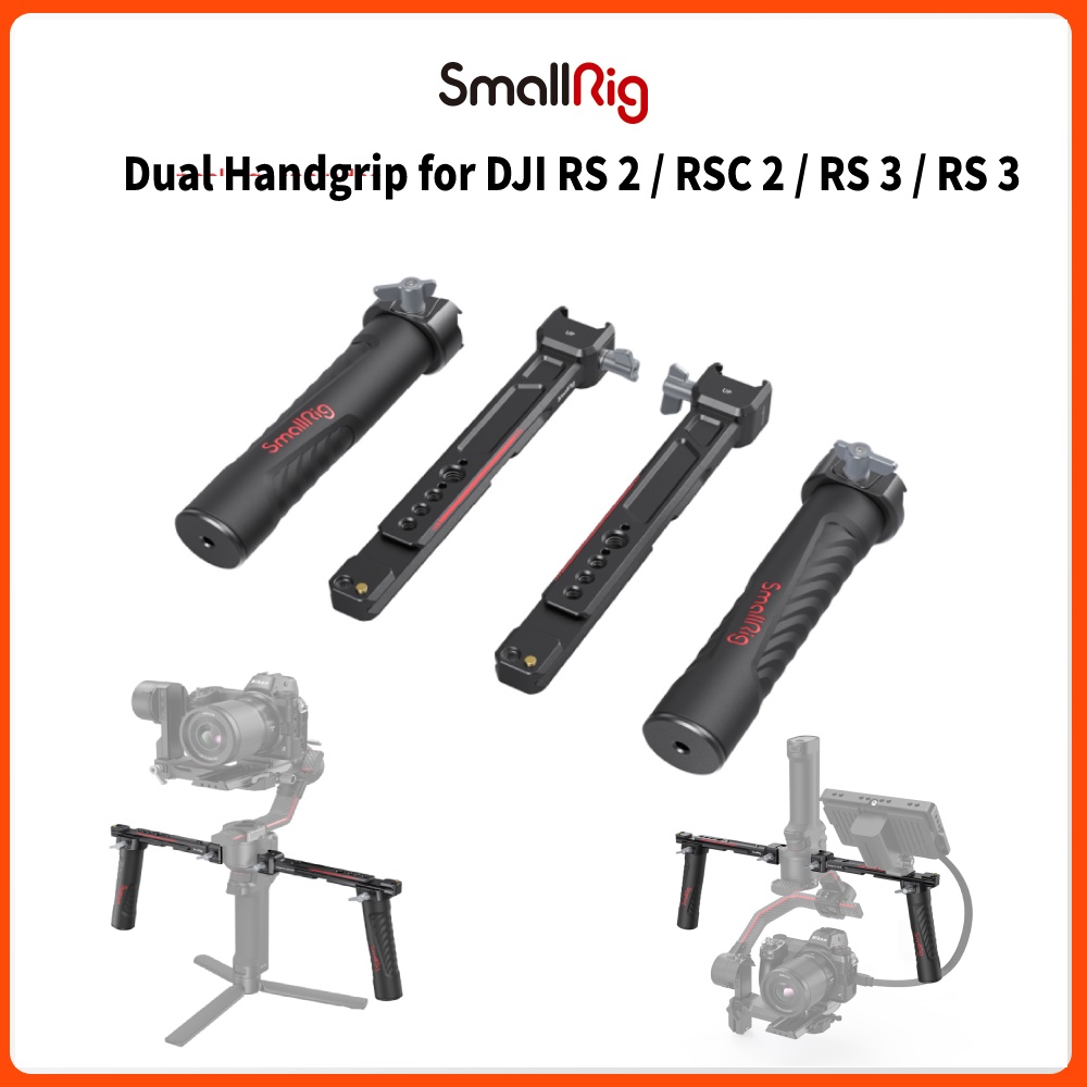 SmallRig Dual Handle Handgrip for DJI RS 4, RS 4 Pro, RS 3 , RS 3 Pro, RS 2 , RSC 2 Gimbal ...