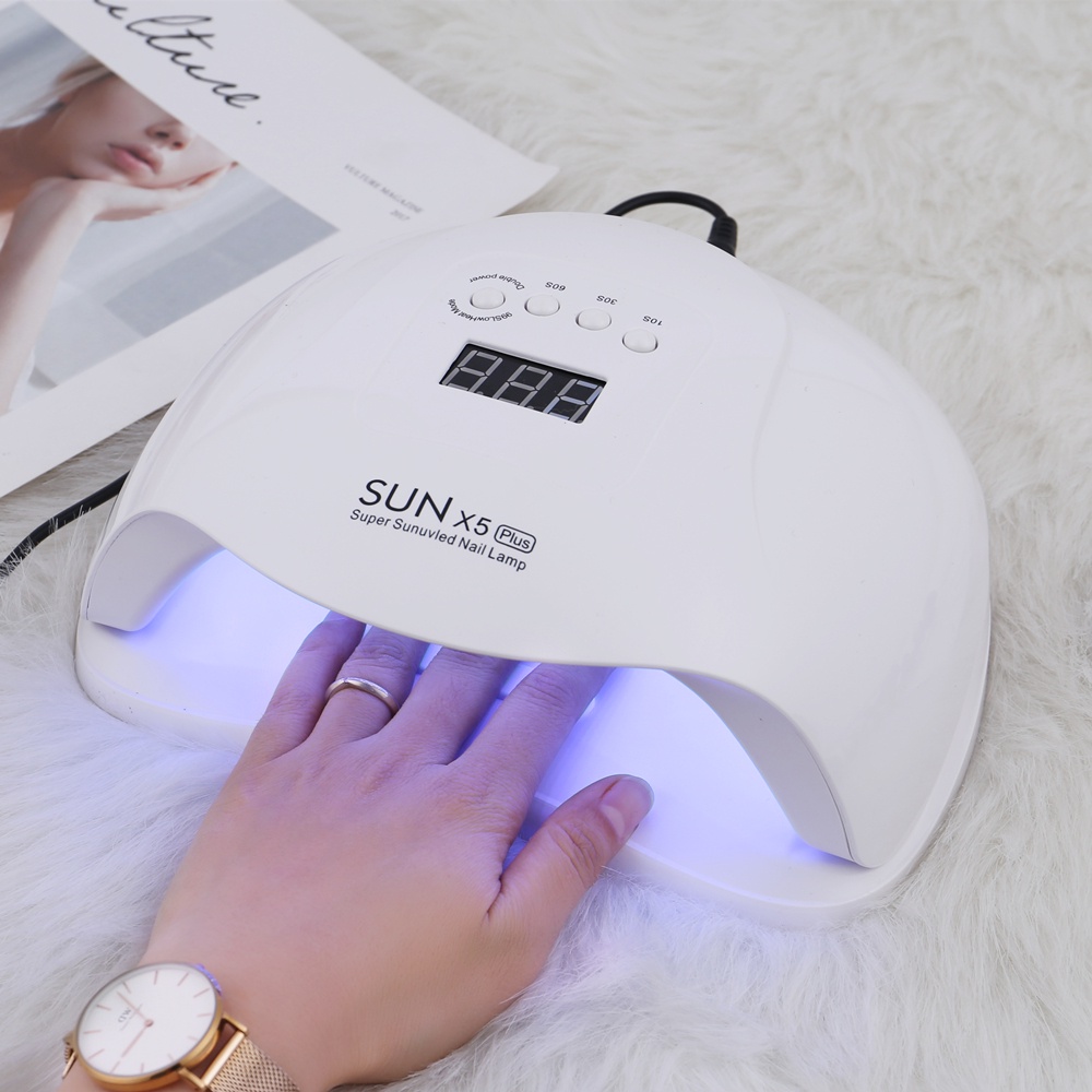 เตาอบไฟฟ้าSUN X5 Plus UV LED Lamp 54W New Nail Dryer With Auto Sensor ...