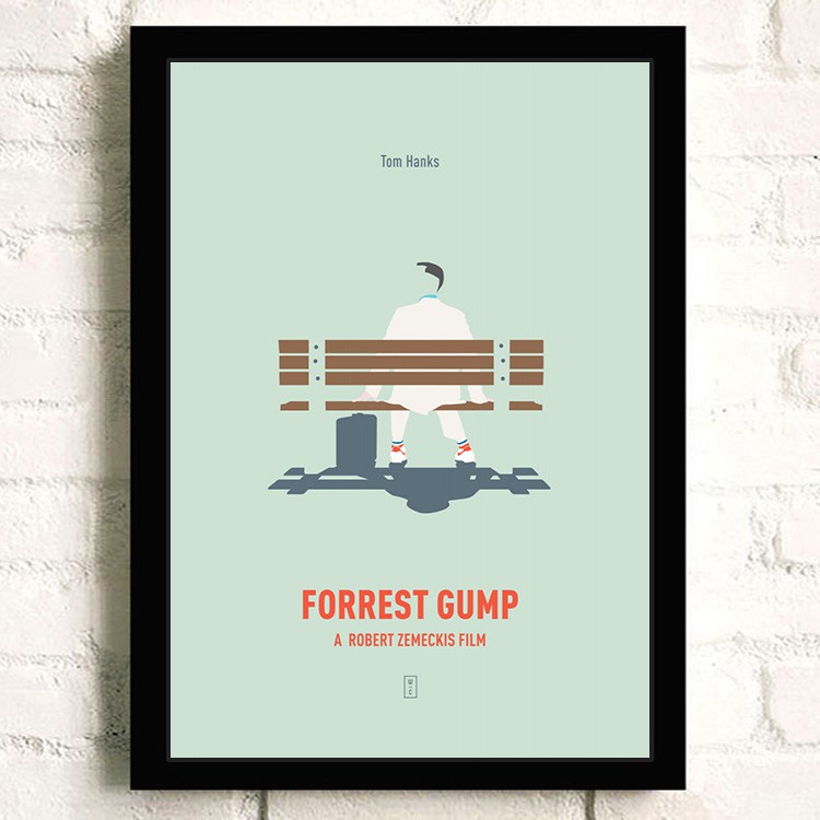 Forrest Gump Classic Movie HD Star โปสเตอร์ตกแต่งผนังบ้าน คาเฟ่ บาร์ ...