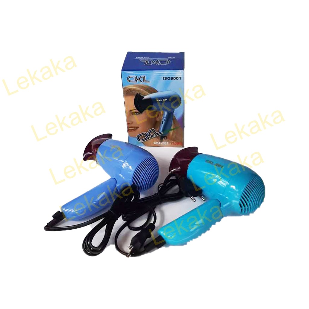 ไดร์เป่าผม พับได้ CKL- 281 1200W ขนาดเล็ก พกพา | Shopee Thailand