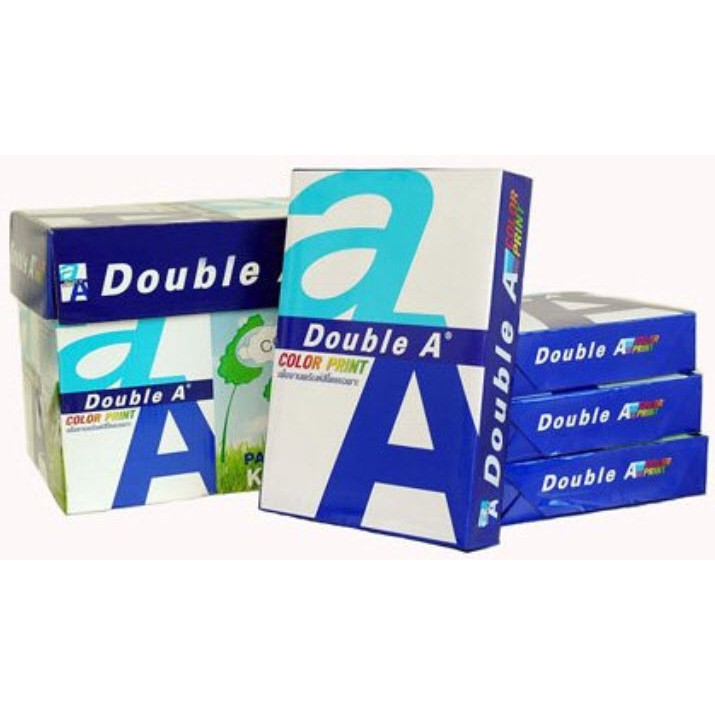 Double A Color Print , Photocopy paper กระดาษถ่ายเอกสาร A4 90แกรม 500 ...