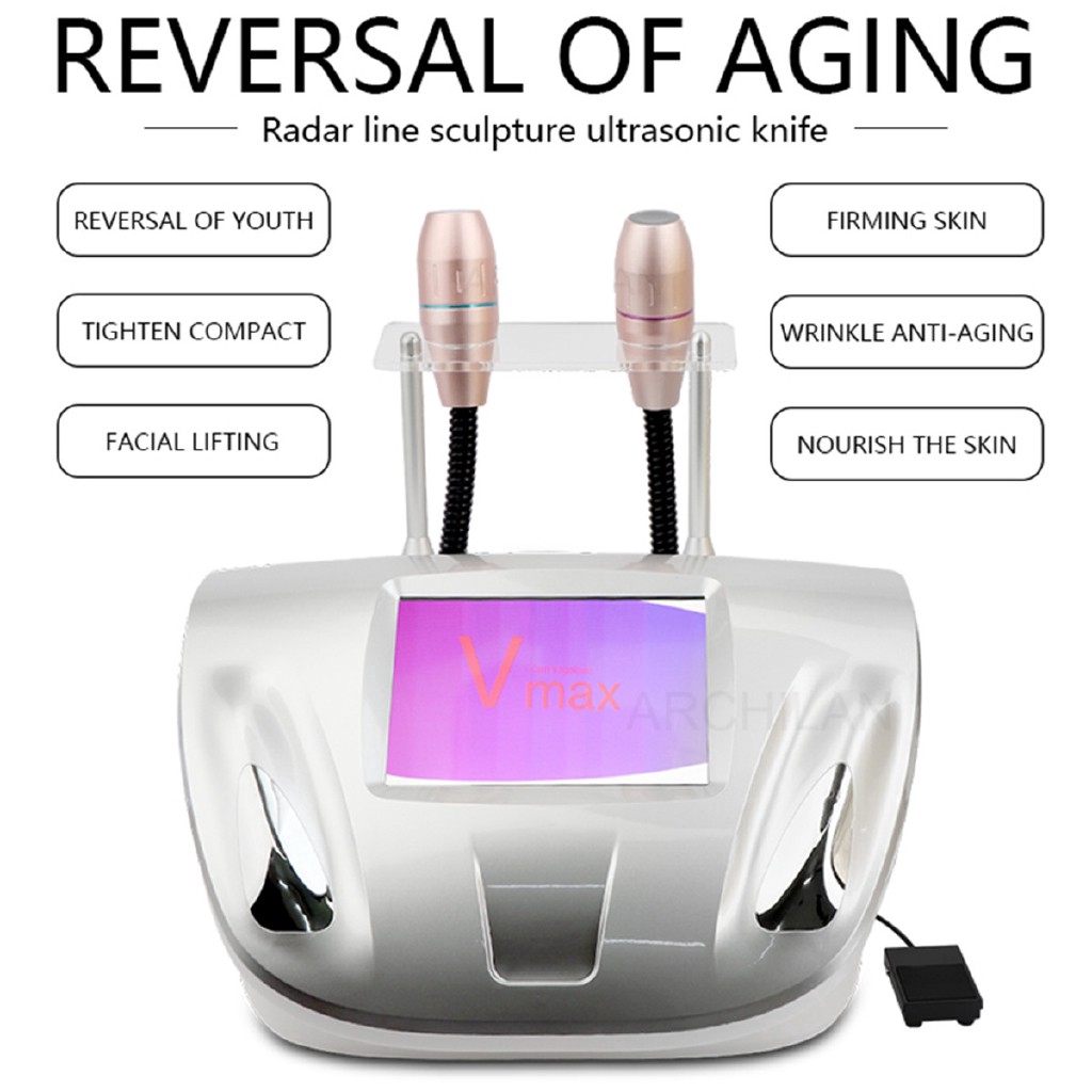 Ultrasound HIFU Wrinkle Removal Radar Line Carve Device Face Lifting Machine ekool | Shopee Thailand