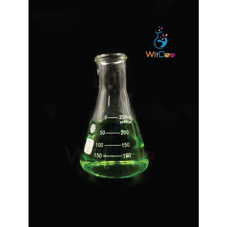 ขวดรูปชมพู่ 50, 100, 150, 250, 500 ซีซี(Erlenmeyer Flask 50,100, 150, 250, 500 cc.) | Shopee ...