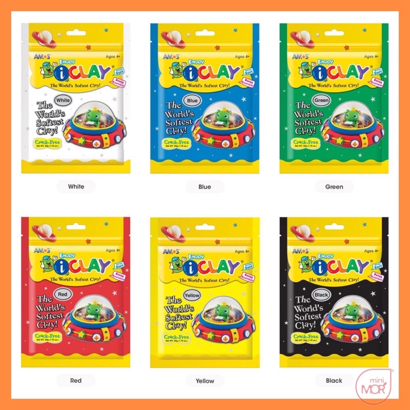 AMOS I Clay ดินปั้นคุณภาพสูง ไร้สารพิษสำหรับเด็ก | Shopee Thailand