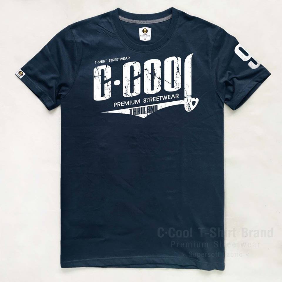 CCool เสื้อยืด สกีน CCool สีกรม | Shopee Thailand