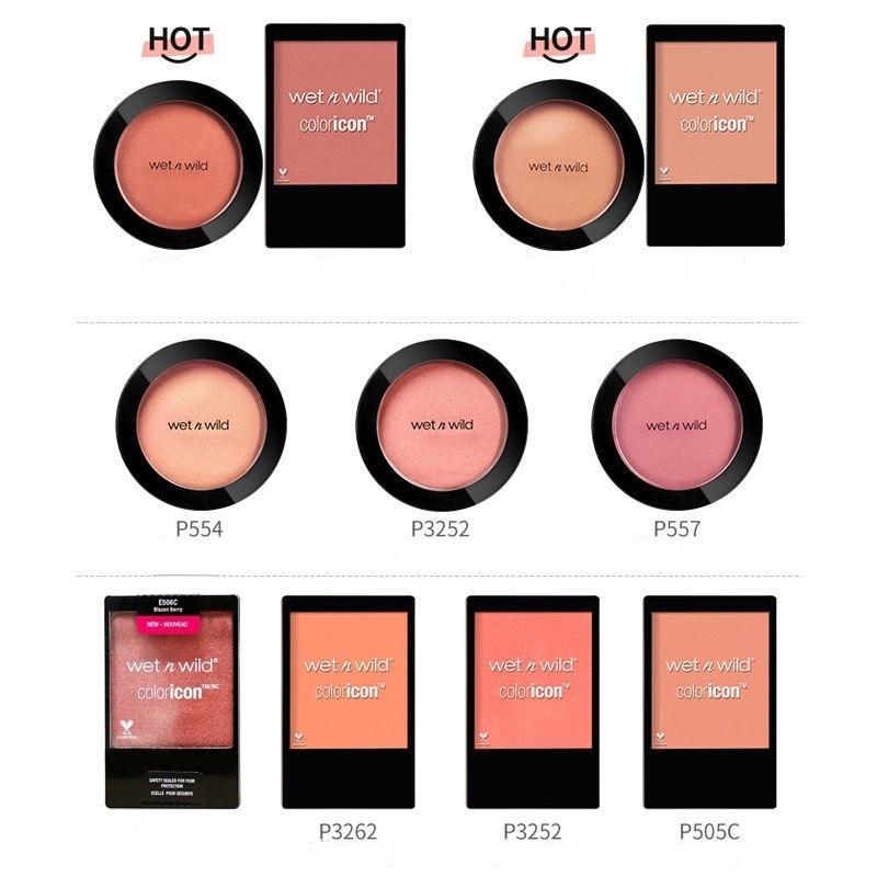 Wet N Wild บลัชออนแต่งหน้า เนื้อแมตต์ สีนู้ดธรรมชาติ | Shopee Thailand