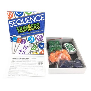 Sequence : Number Board Game (อย่างดี) - บอร์ดเกม Num6ers เกมฝึกภาษาอังกฤษ เกมส์เสริมพัฒนาการ ...