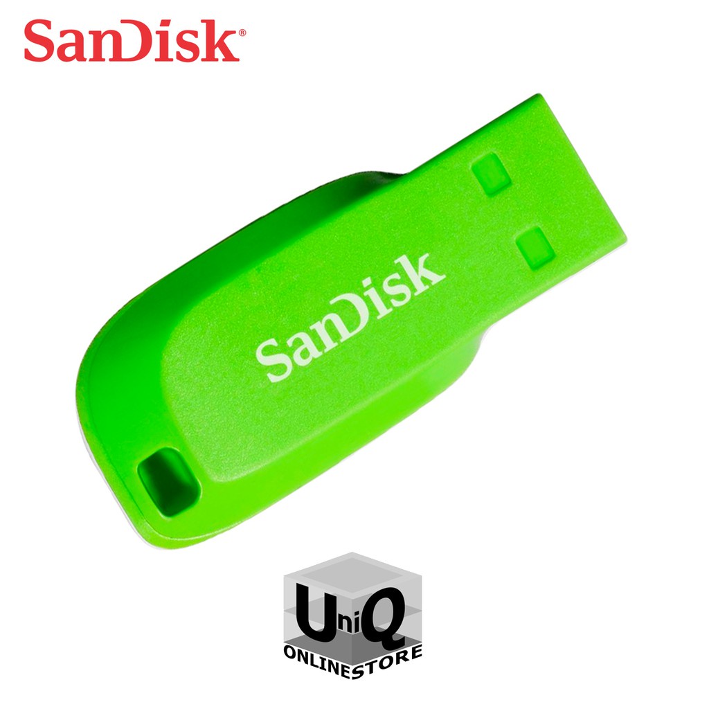 Cruzer Blade 16GB Flash Drive (Electric Green) | Shopee Thailand