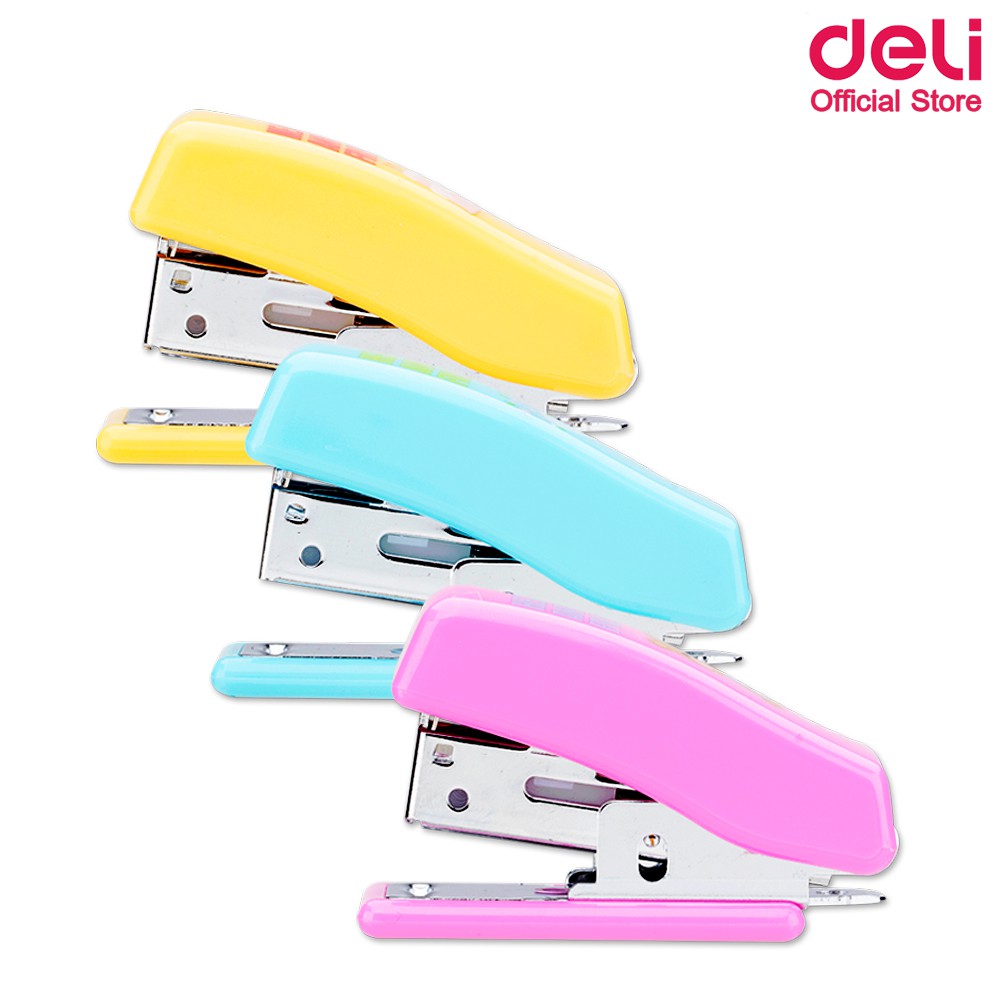 Deli 0353 Mini Stapler #12 ที่เย็บกระดาษมินิเบอร์ 12 (คละสี) เครื่อง ...
