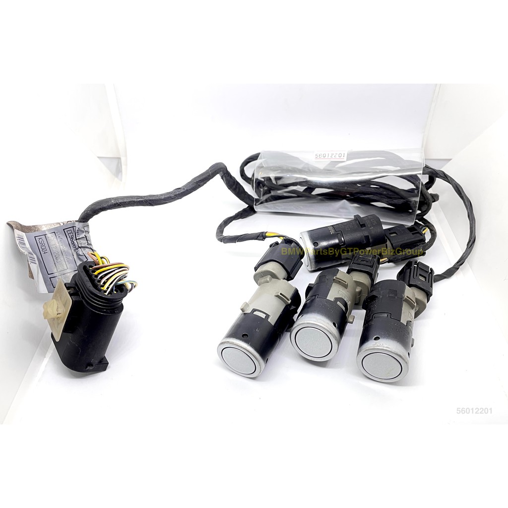 อะไหล่BMW E60 ชุดเซ็นเซอร์อัลตราโซนิค + สายไฟ PDC กันชนหน้า (Set of ...