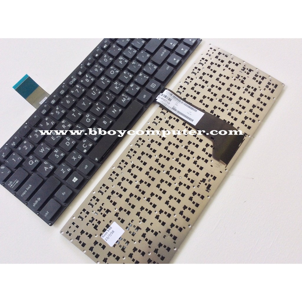 ASUS Keyboard คีย์บอร์ด ASUS S46C K46C S46 K46 S46CB K46CM K46E ไทย ...