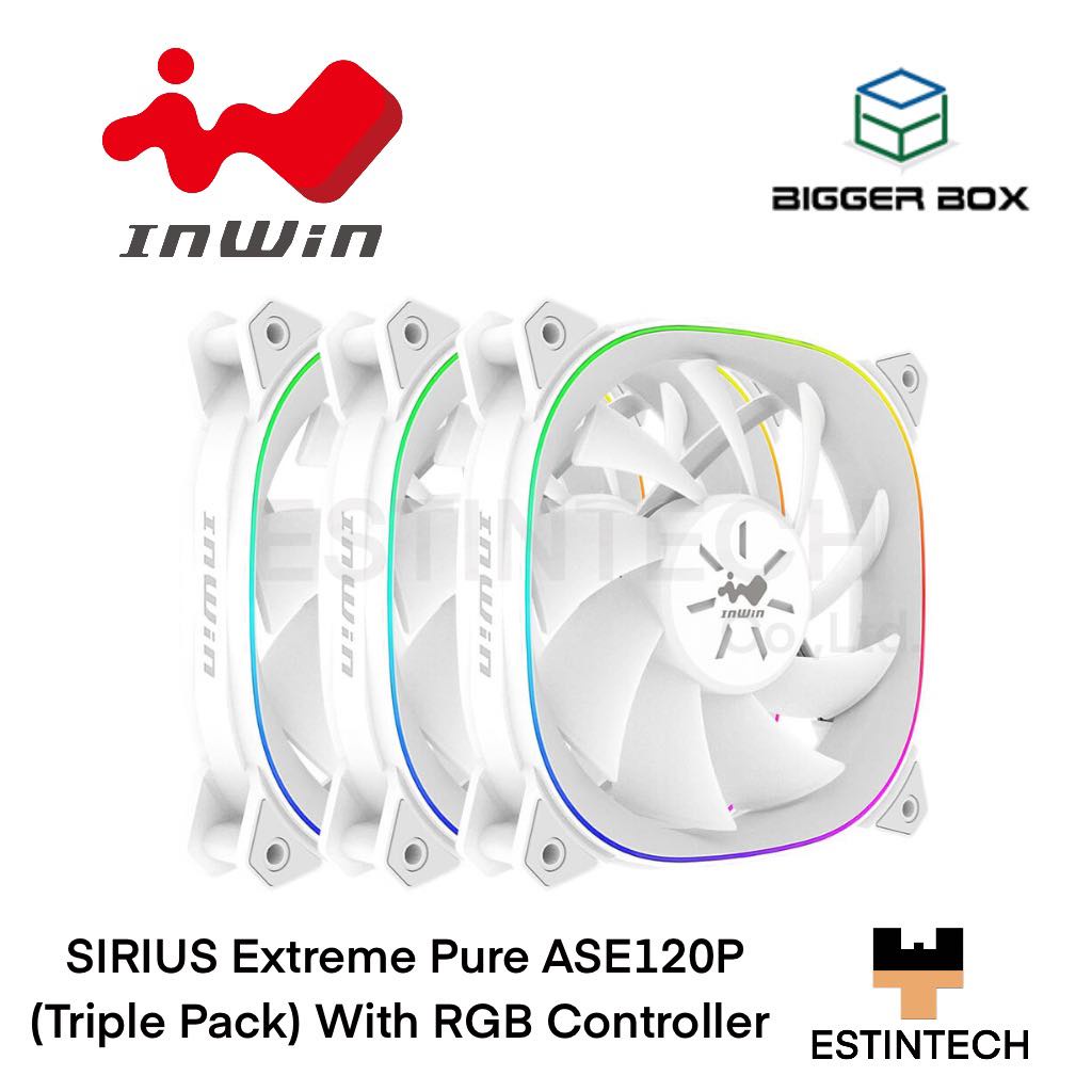 CASE FAN (พัดลมเคสคอมพิวเตอร์) InWin SIRIUS Extreme Pure ASE120P ...
