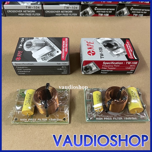 เน็ตเวิร์ค เสียงแหลม NPE TW-104 / TW-108 NETWORK กรองเสียงแหลม จำนวน 1 ...