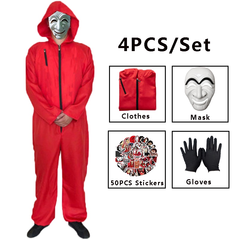 ทรชนค Money Heist Cosplay Costume นปล้นโลก: เกาหลีเดือด เครื่องแต่งกาย ...